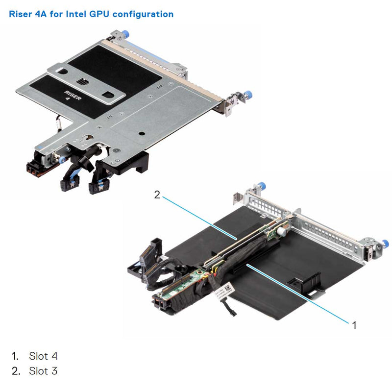 Dell PowerEdge XE9640 Riser Config 2 R1A + R4A Intel - ECS