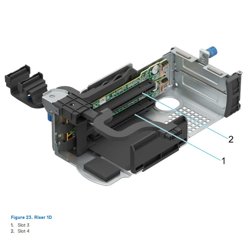 Dell PowerEdge 16G 2U Riser 1D 2x16 (R1D) - ECS