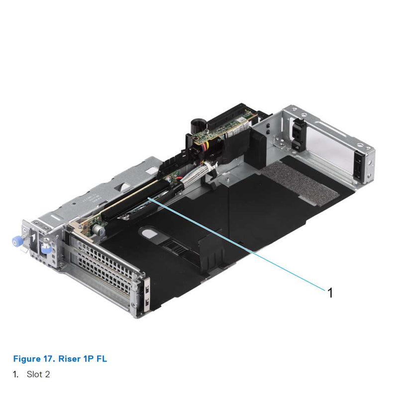 Dell PowerEdge 2U (G16) Riser 1P 1x16 PCI-e 5.0 (R1P FL) - ECS