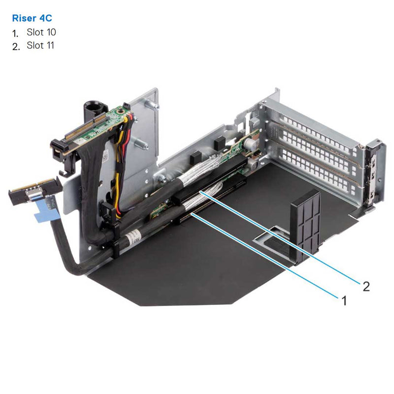 Dell PowerEdge R960 Riser Config0-2. 2 x16 FH - ECS