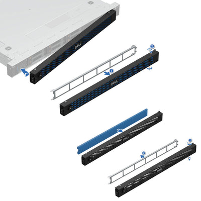 Dell 16th Gen 1U Filter Edge Bezel - ECS