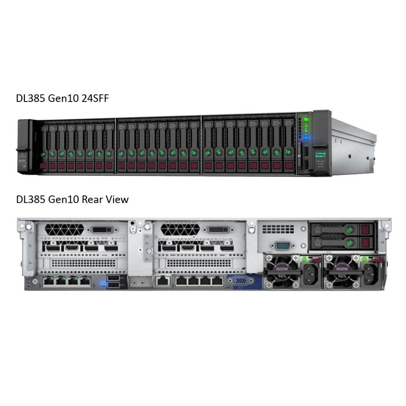 HPE ProLiant DL385 (G10) 7302 3.0GHz 16 Core 1P 16GB-R 8SFF 800W RPS ...