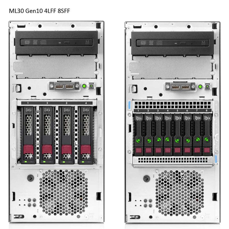 HPE ProLiant ML30 Gen10 Performance Model Server E-2234 3.6GHz 4-core ...