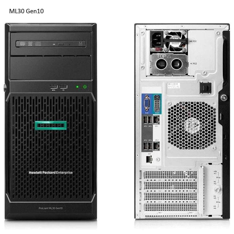 HPE ProLiant ML30 Gen10 Performance Model Server E-2234 3.6GHz 4-core ...