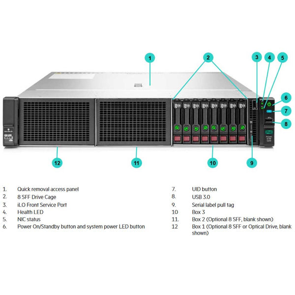 DL180G10 | HPE ProLiant DL180 Gen10 CTO Server - ECS