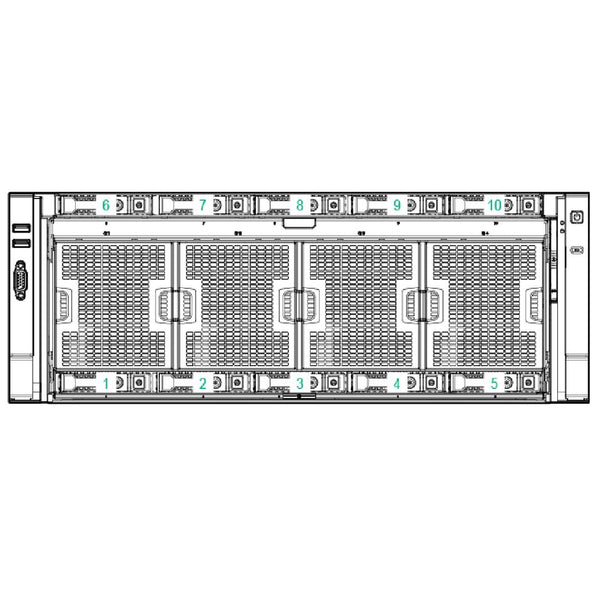 HPE ProLiant DL580 Gen9 E7-4809v4 2P 64GB-R P830i/2G 331FLR-SFP 1200W - ECS