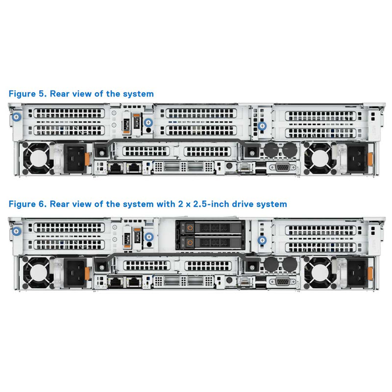 Dell PowerEdge R860 Rack Server Chassis (8x 2.5" NVMe) - ECS