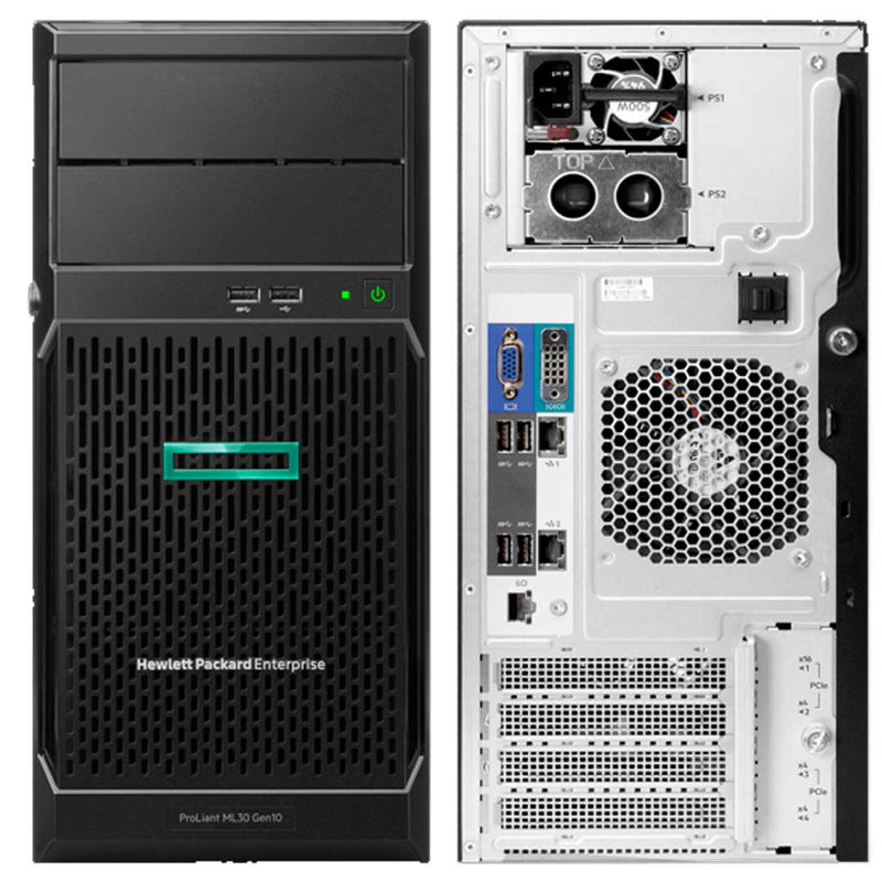 HPE ProLiant ML30 (G9) E3-1220V6 1P 8GB-U B140i 4LFF SATA 350W PS ...