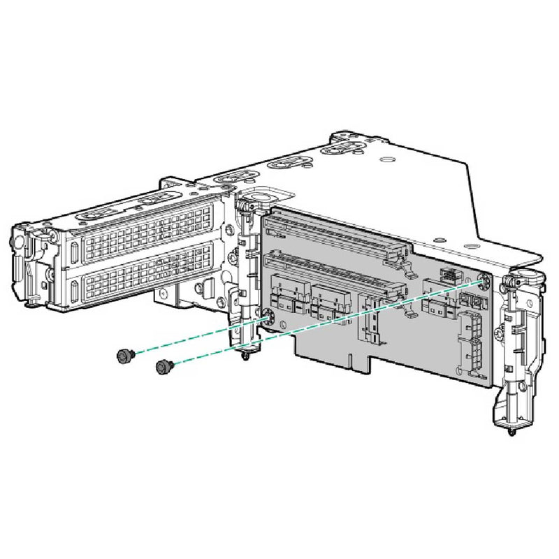 HPE ProLiant Dl380 (G11) 2U x16/X16 Tertiary Riser Kit | P48804-B21 - ECS