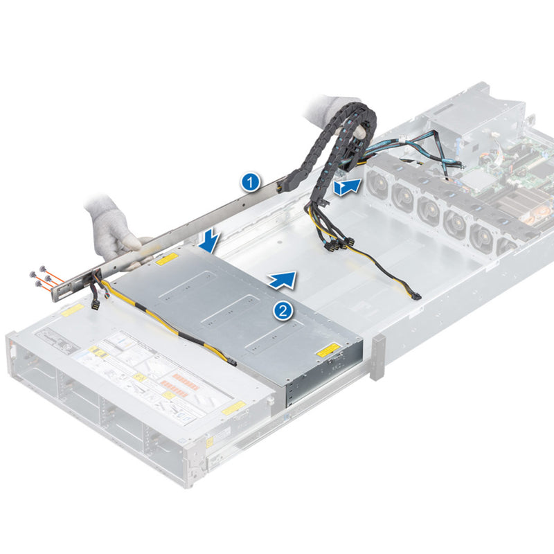 PTN1T | Dell R740xd2 Mini RAID Cable Track - ECS