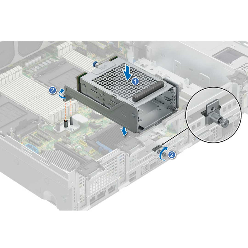 Dell PowerEdge R760XD2 2 SFF Rear Drive Cage - ECS