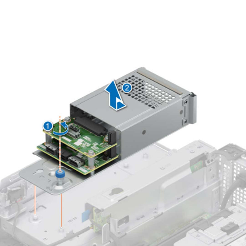 Dell PowerEdge R760XS Rear Drive Cage - ECS