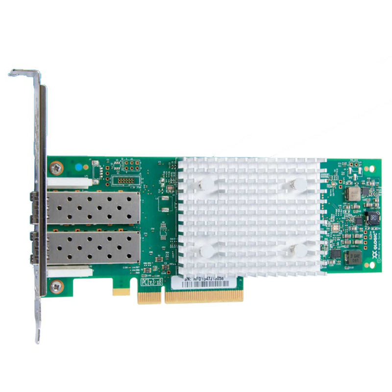 Qlogic QLE2692 Dual Port 16G Fibre Channel HBA PCIe 3.0 x8 (HHHL) Adap ...