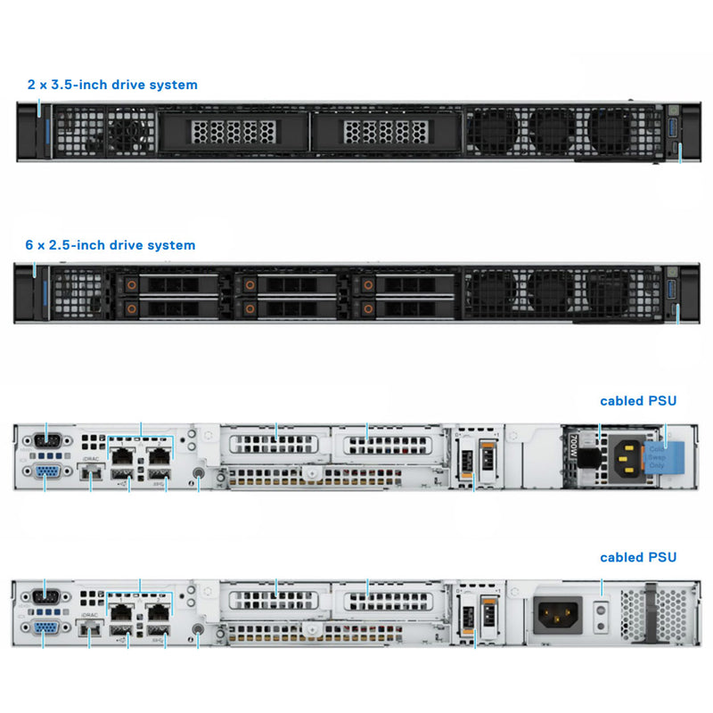 Dell PowerEdge R260 CTO Rack Server - ECS