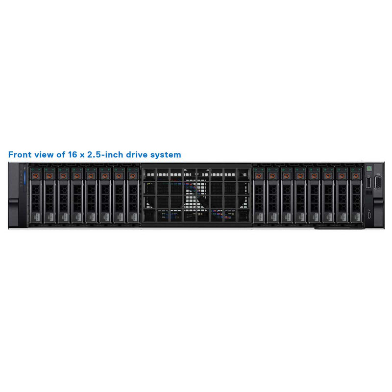 Dell PowerEdge R760 Rack Server Chassis (8x 2.5" + 8x 2.5") NVMe RAID ...