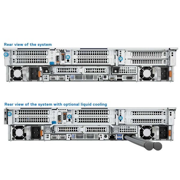 Dell PowerEdge R760 Rack Server Chassis (8x 2.5") NVMe HW RAID - ECS