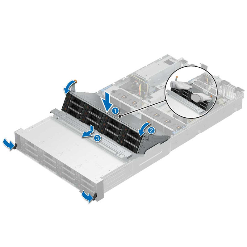 Dell PowerEdge R760XD2 Rack Server Chassis (12x 3.5") - ECS