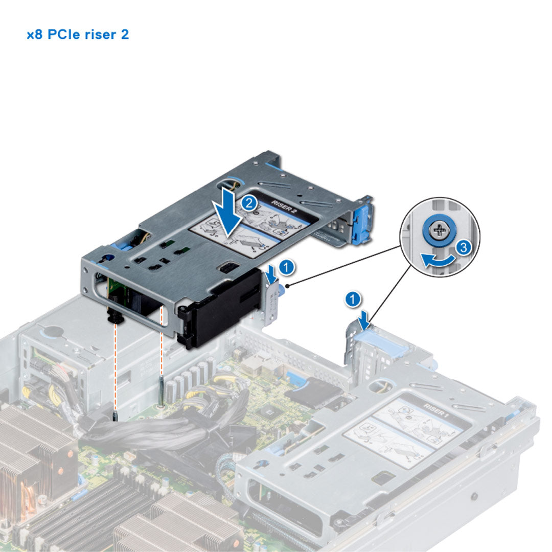 Dell PowerEdge R750xs Riser Config 1 - ECS