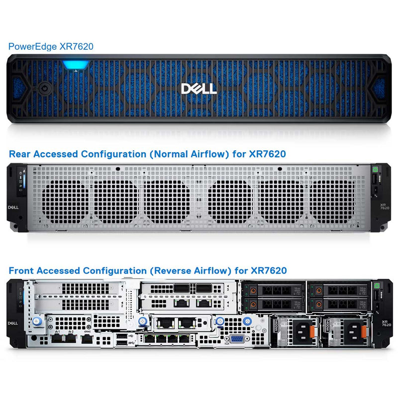 Dell PowerEdge XR7620 Rack Server Chassis (4x 2.5" SAS/SATA/NVMe) - ECS