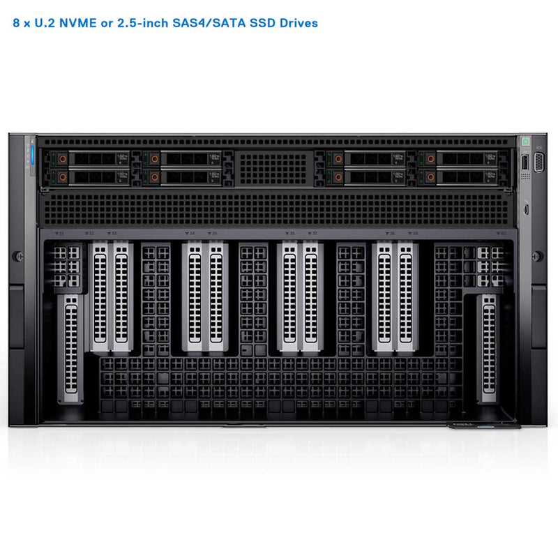 Dell PowerEdge XE9680 Rack Server Chassis (8x Universal) - ECS