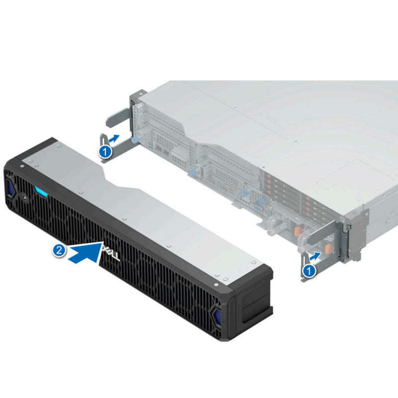 Dell PowerEdge XR7620 Front Port Access Bezel, RAF - ECS