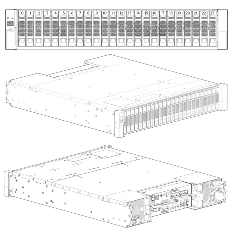 Dell PowerVault ME424 24x2.5" SAN Expansion Storage Array CTO - ECS