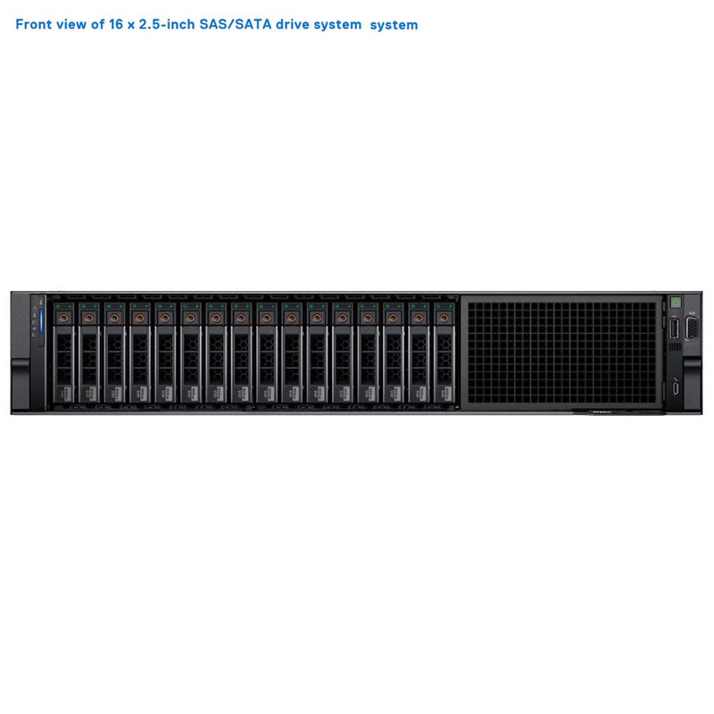 Dell PowerEdge R760XS Rack Server Chassis (16x 2.5") - ECS