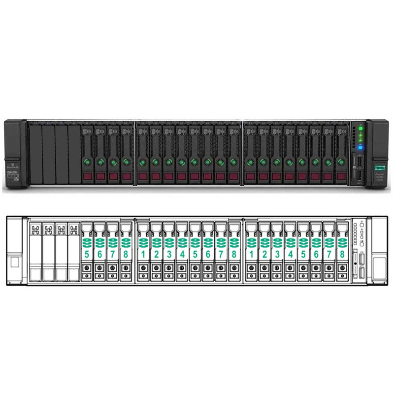HPE ProLiant DL380 (G10) 4208 2.1GHz 8C 1P 32GB-R P408i-A NC 8SFF 500W ...