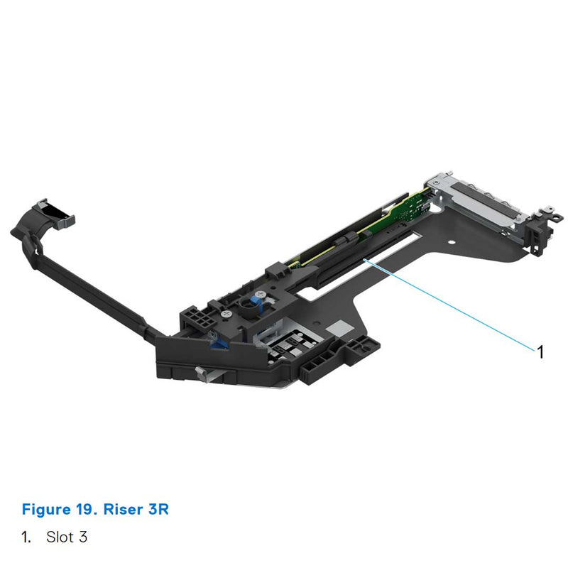 Dell PowerEdge R660 Riser Config 4. 3 x LP (2x LP Gen5 + 1x LP Gen4) - ECS
