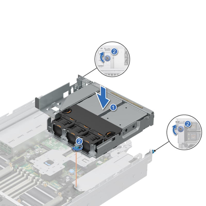 Dell R76* 4SFF Rear Drive Cage - Express Computer Systems