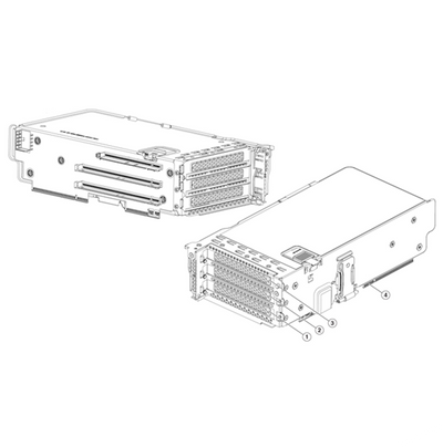HPE ProLiant DL380 Gen11 2U x8/x16/x8 Secondary Riser Kit | P48802-B21 ...