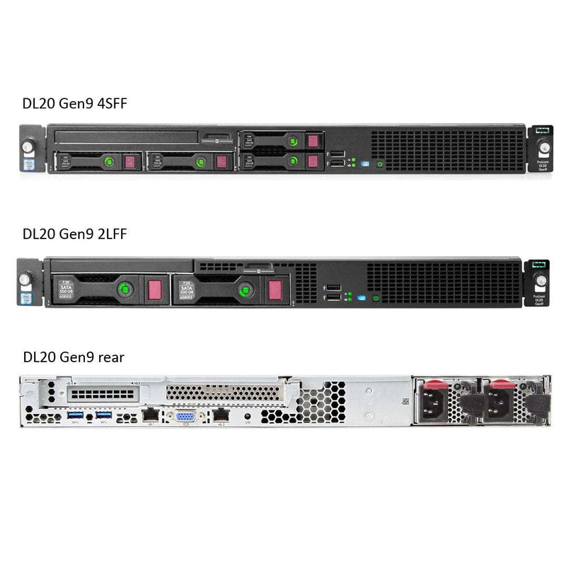 HPE ProLiant DL20 Rack Server (G9) CTO - ECS