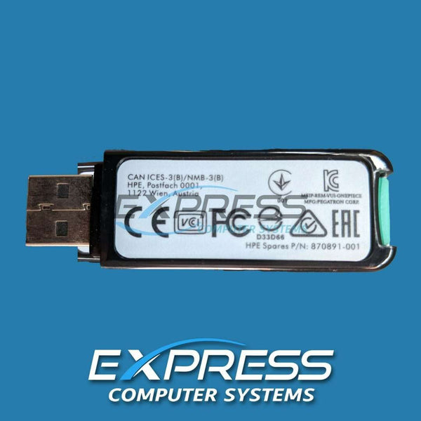737953-B21 | HPE 8GB USB Enterprise Mainstream Flash Media Drive Key ...