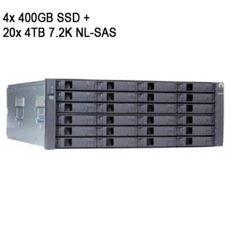 DS4246-4X-400GB-SSD-20X-4TB-NL-SAS | NetApp DS4246 Disk Shelf with 4x ...