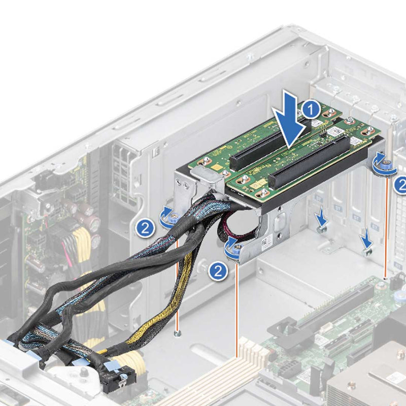 Dell Poweredge T550 Dual GPU Riser | 9PWY7 - ECS
