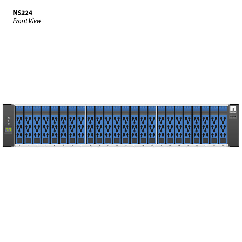 NS224-SED-7.6-24-QS-N | NetApp NS224 Expansion Shelf 24x 7.68TB NVMe ...