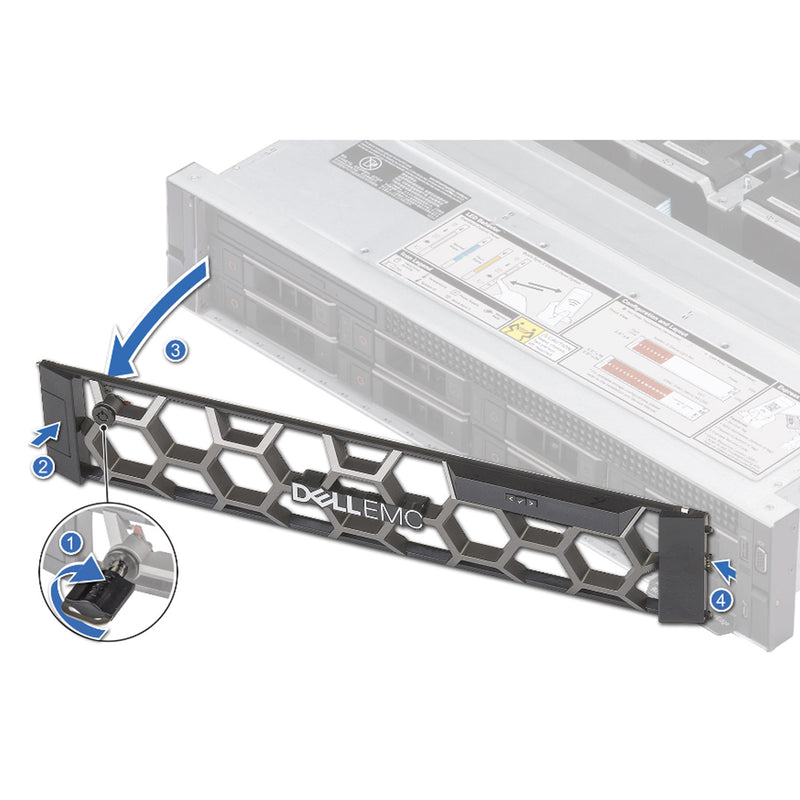 K5X43 | Dell Gen 15 2U LCD Security Bezel - ECS