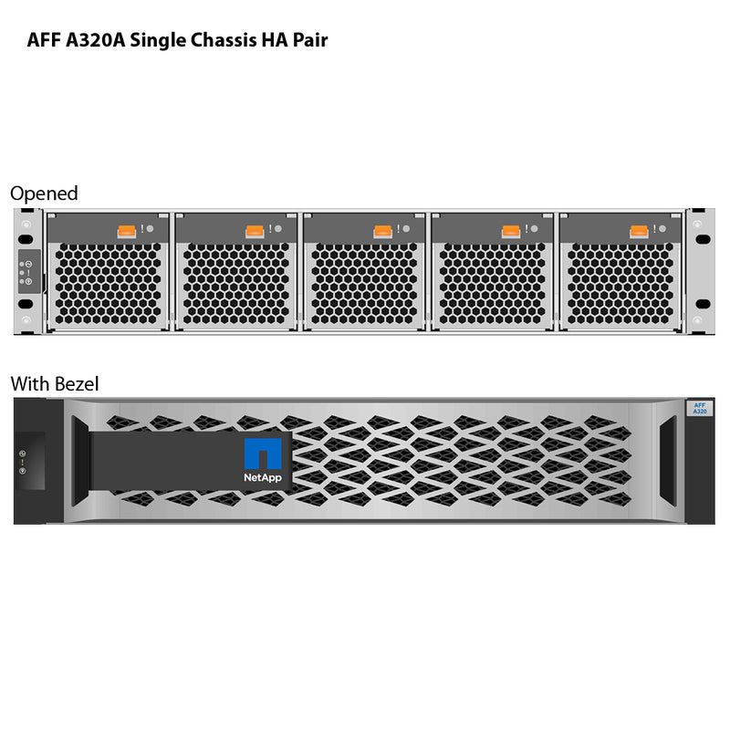 NetApp AFF-A320 Dual Controller All Flash Filer Head (HA) - ECS