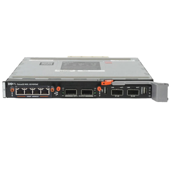 Dell Force10 MXL 10/40Gb Ethernet Switch - 4p 10GBASE-T & 2p 40GbE QSF ...