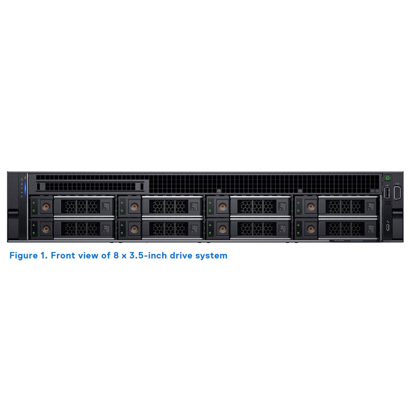 Dell PowerEdge R550 Rack Server Chassis (8 x 3.5") - ECS
