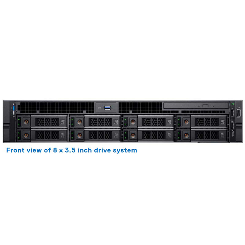 Dell PowerEdge R7425 Rack Server Chassis (8x3.5") - ECS