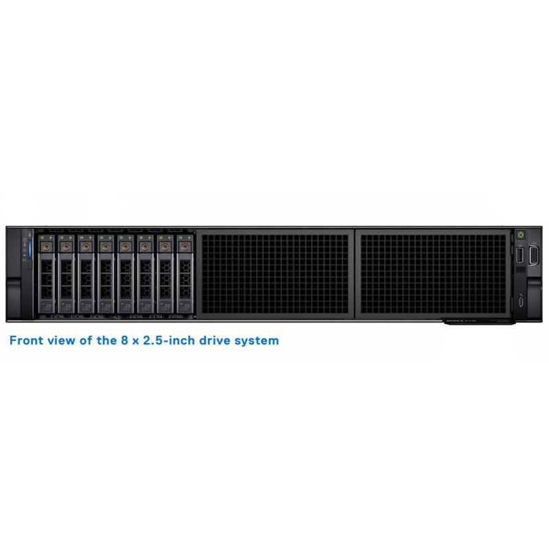 Dell PowerEdge R7525 Rack Server Chassis (8x2.5" NVMe) - ECS