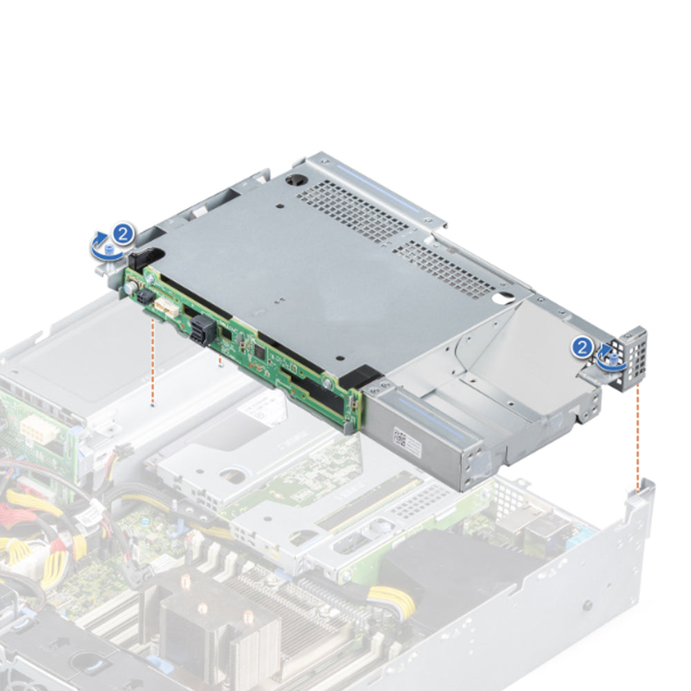 Dell 2 x 2.5-inch SAS/SATA/NVMe (HDD/SSD) Rear Drive Module - ECS