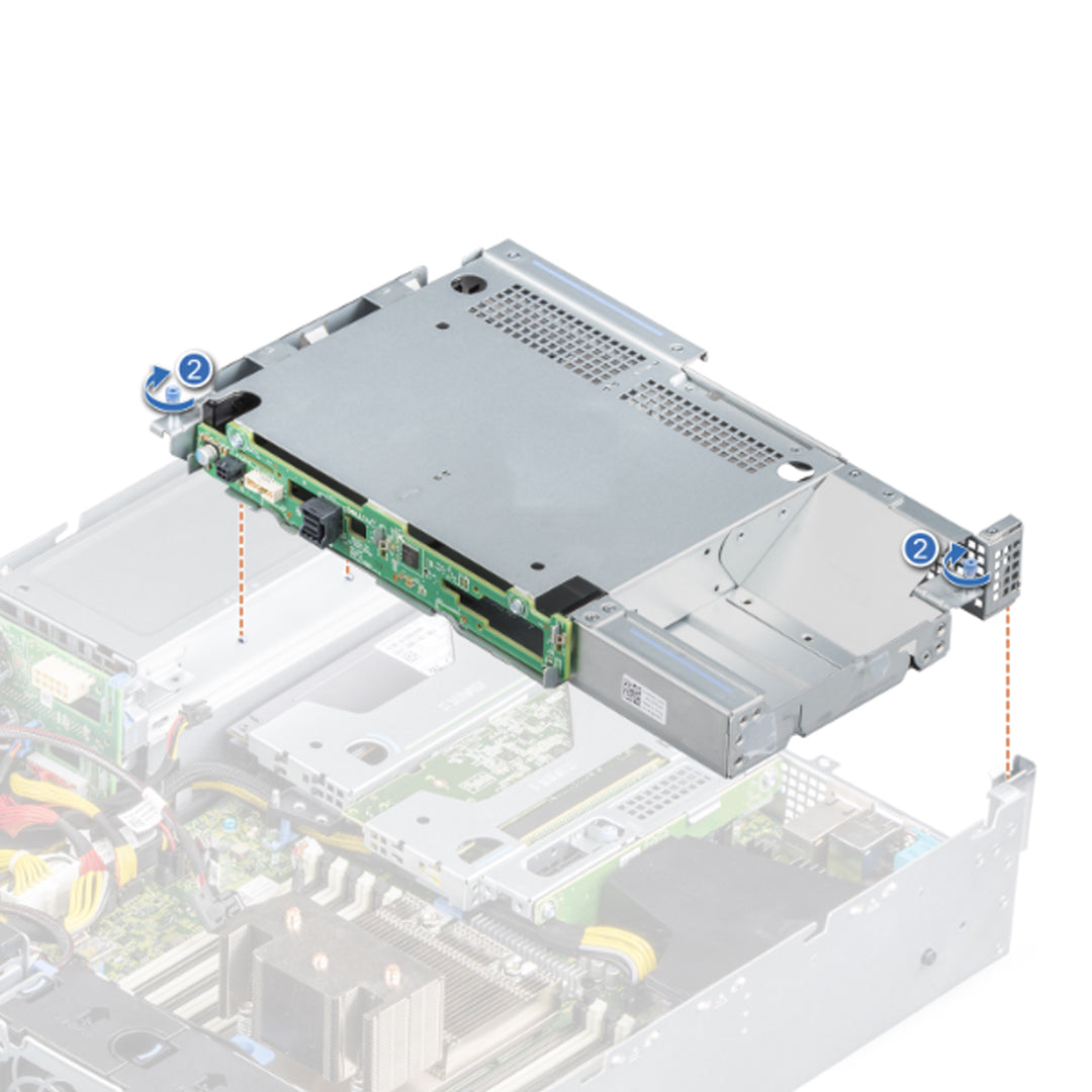 Dell 2 x 2.5-inch SAS/SATA/NVMe (HDD/SSD) Rear Drive Module - ECS
