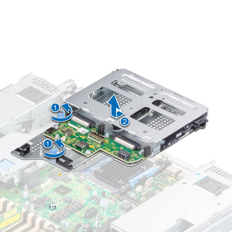 Dell R65* Rear Drive Module 2 x 2.5-inch SAS/SATA/NVMe (HDD/SSD) - ECS