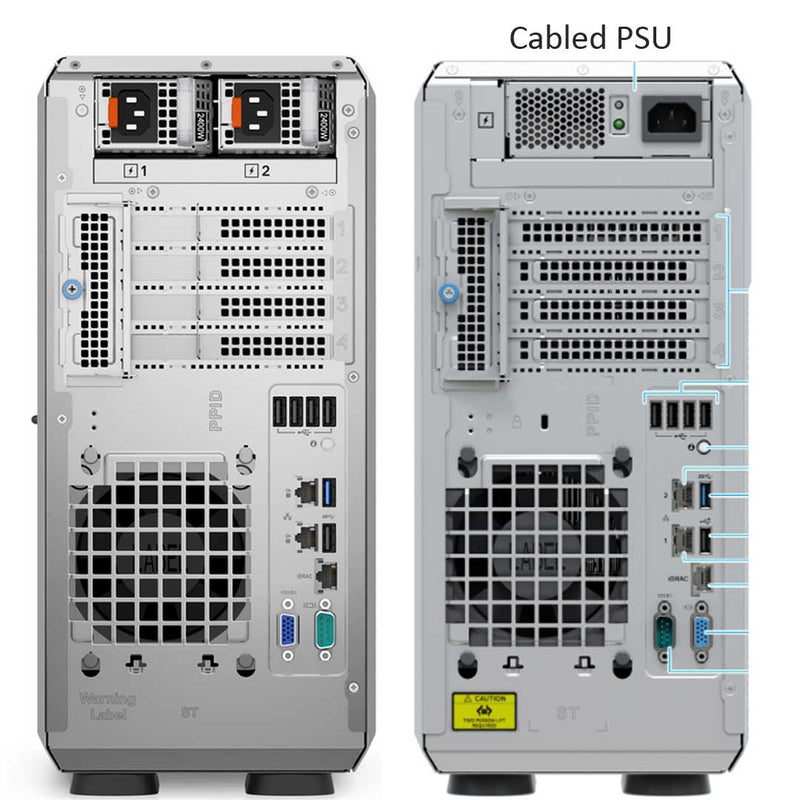 Dell PowerEdge T350 Tower Server Chassis (8x3.5") - ECS