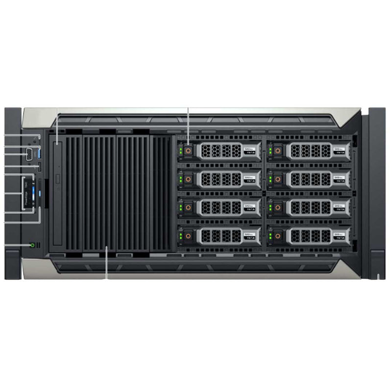 Dell PowerEdge T640 Tower Server Chassis (8x3.5") - ECS