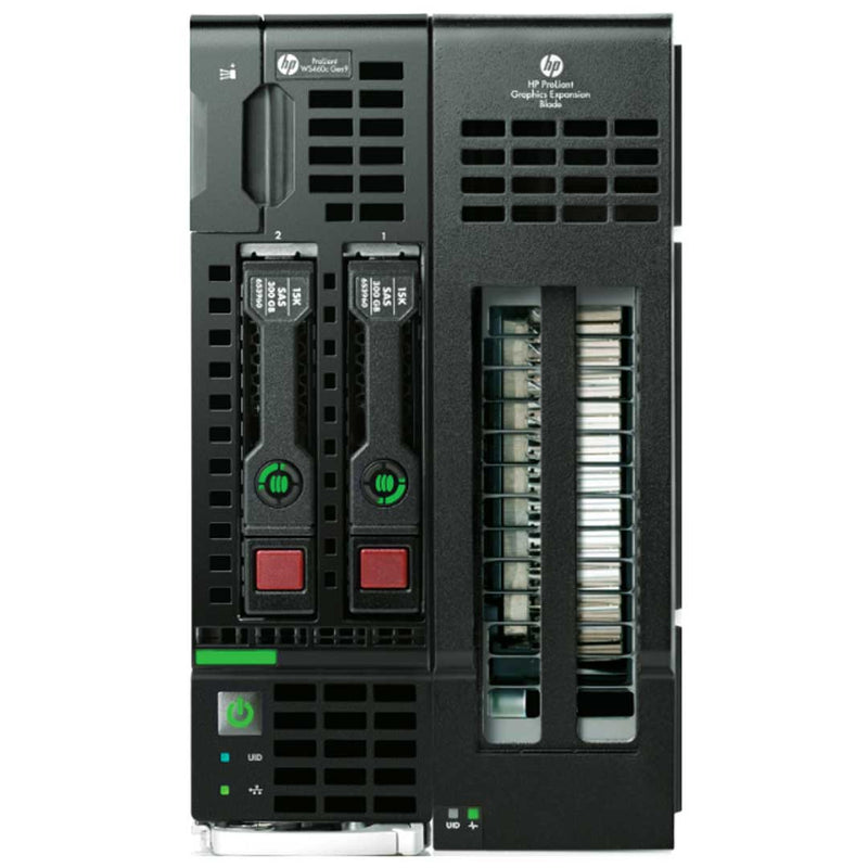 HPE ProLiant WS460c Gen9 SAS/SATA Double Wide Expansion Graphics Server Blade - ECS
